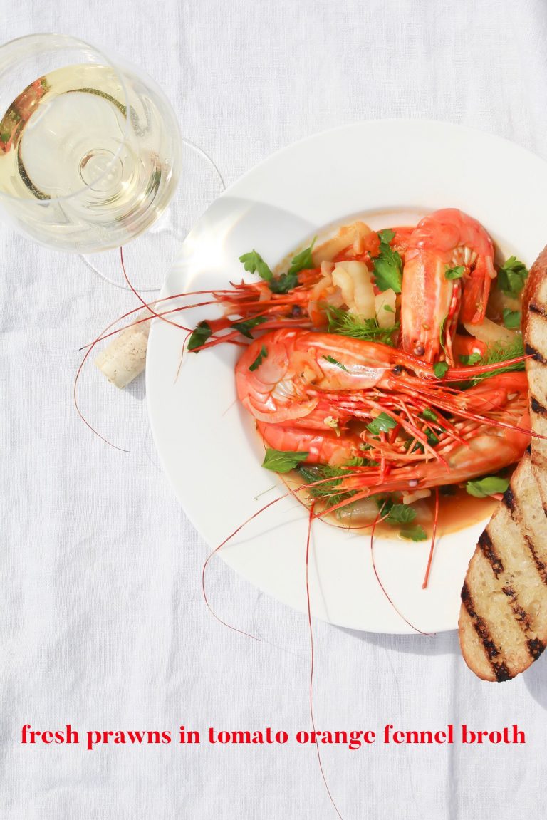 Wild West Coast Prawns In Tomato Fennel Broth And How to Grill Them ...
