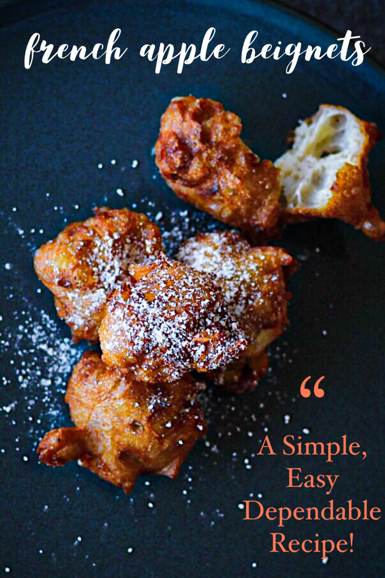 French Apple Beignets Recipe (Apple Fritters) - West Coast Kitchen Garden