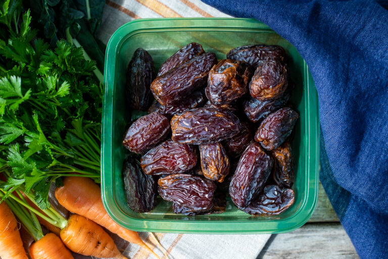 Fresh Medjool Dates and Carrot Salad - West Coast Kitchen Garden