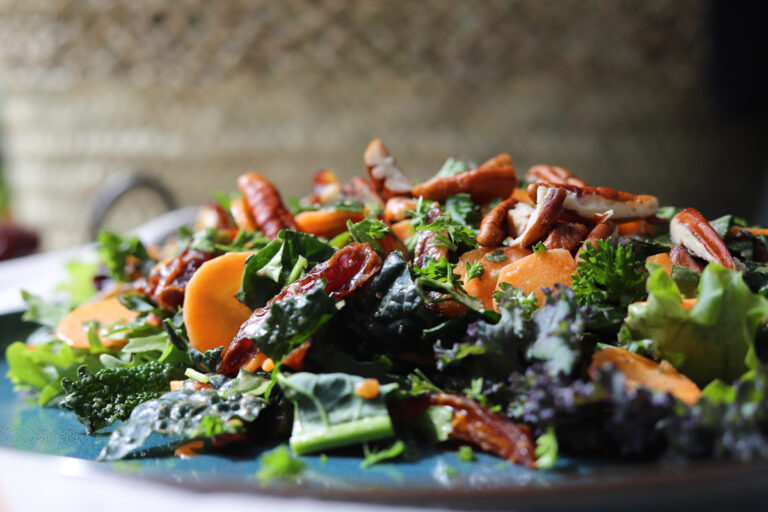 Fresh Medjool Dates and Carrot Salad - West Coast Kitchen Garden