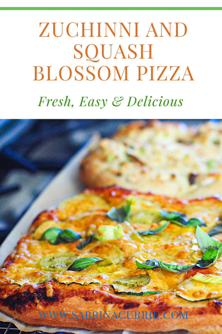Zucchini Flower Pizza - West Coast Kitchen Garden