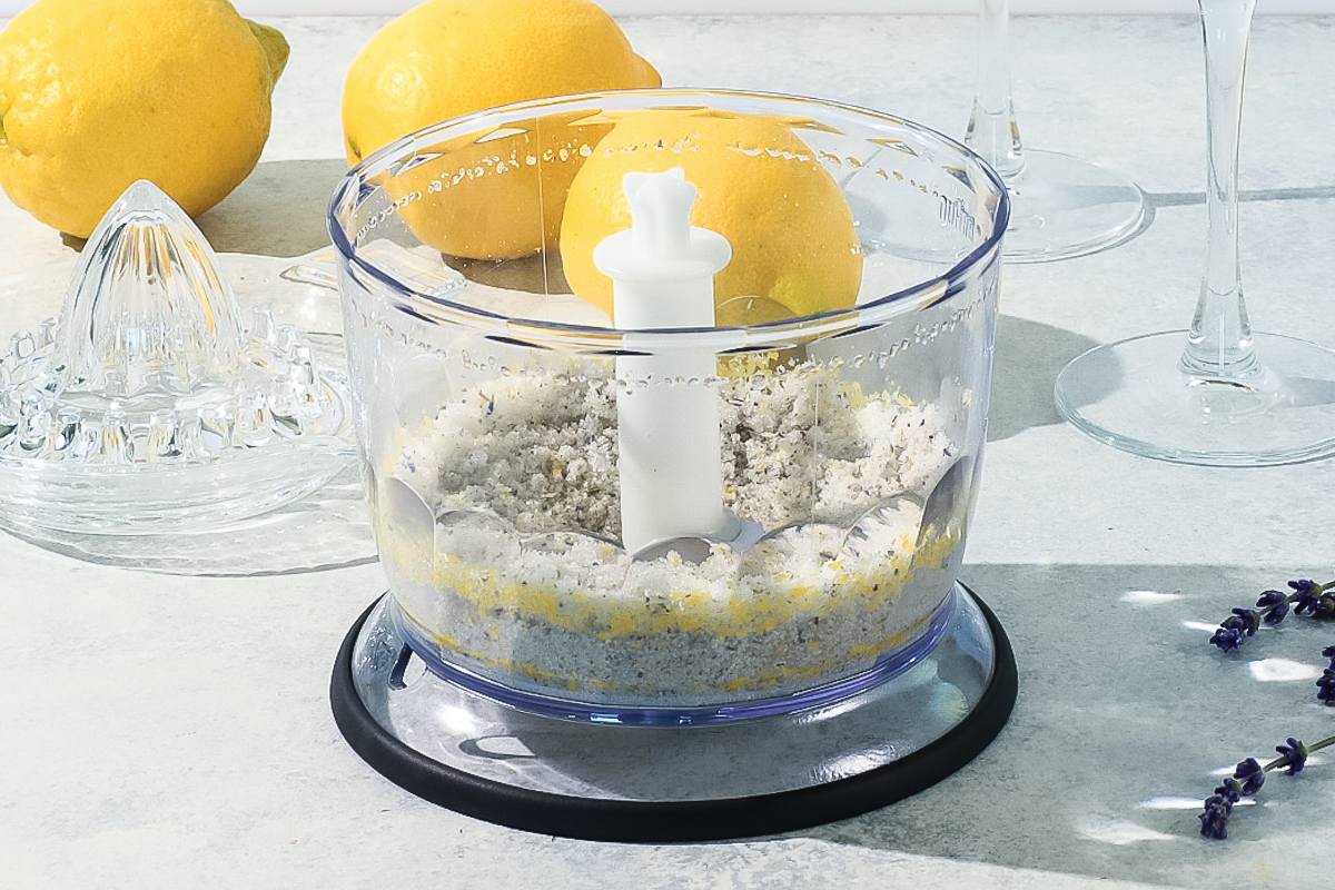 Lavender Lemon Drop Martini With Cocktail Sugar Rim Drinks