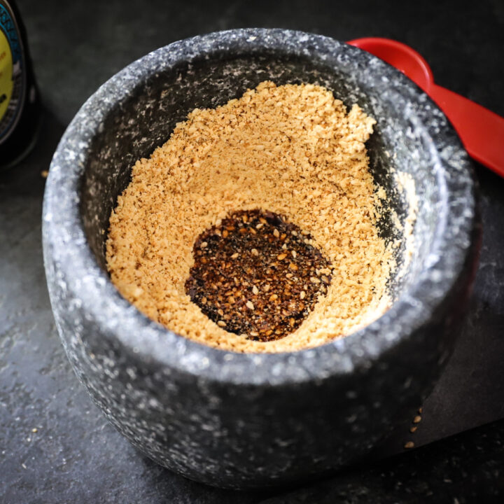 Goma Dressing Recipe With Roasted Carrots And Asparagus