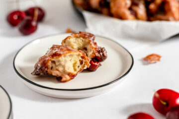 Easy Homemade Cherry Fritters - West Coast Kitchen Garden