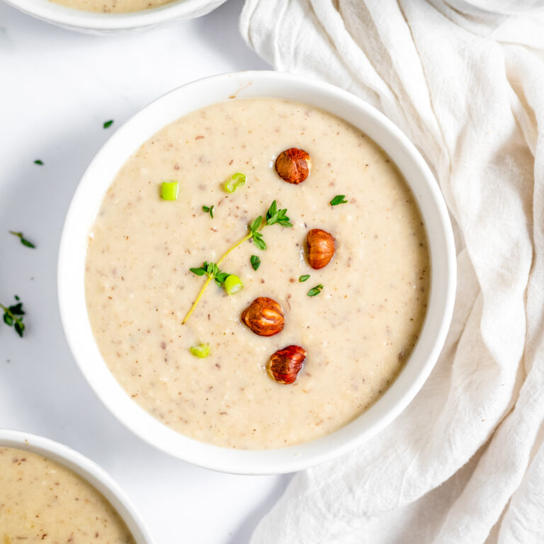 Creamy Hazelnut Soup - West Coast Kitchen Garden