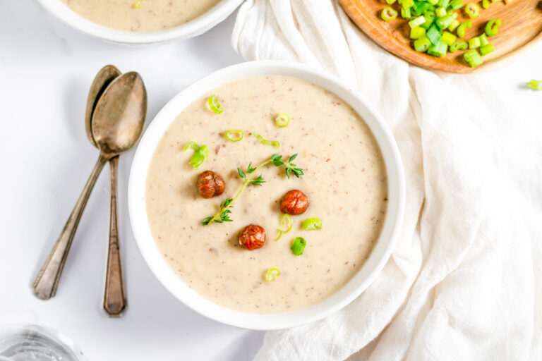 Creamy Hazelnut Soup - West Coast Kitchen Garden