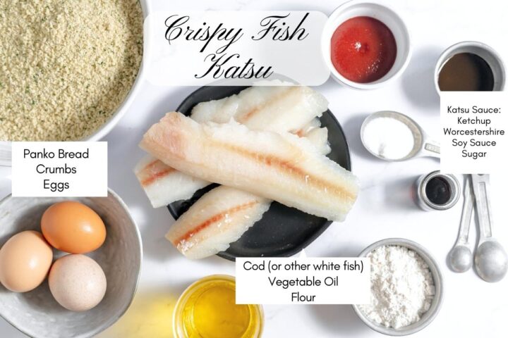 Crispy Japanese Fish Katsu With Homemade Katsu Sauce