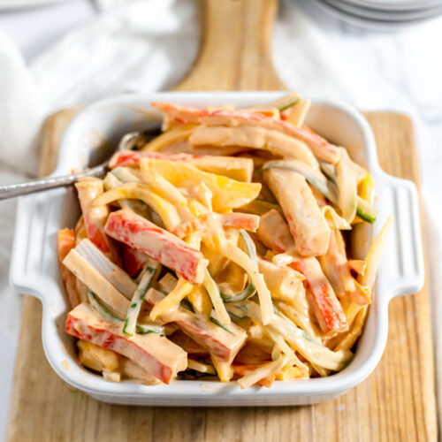 Spicy Mango Kani Salad - West Coast Kitchen Garden