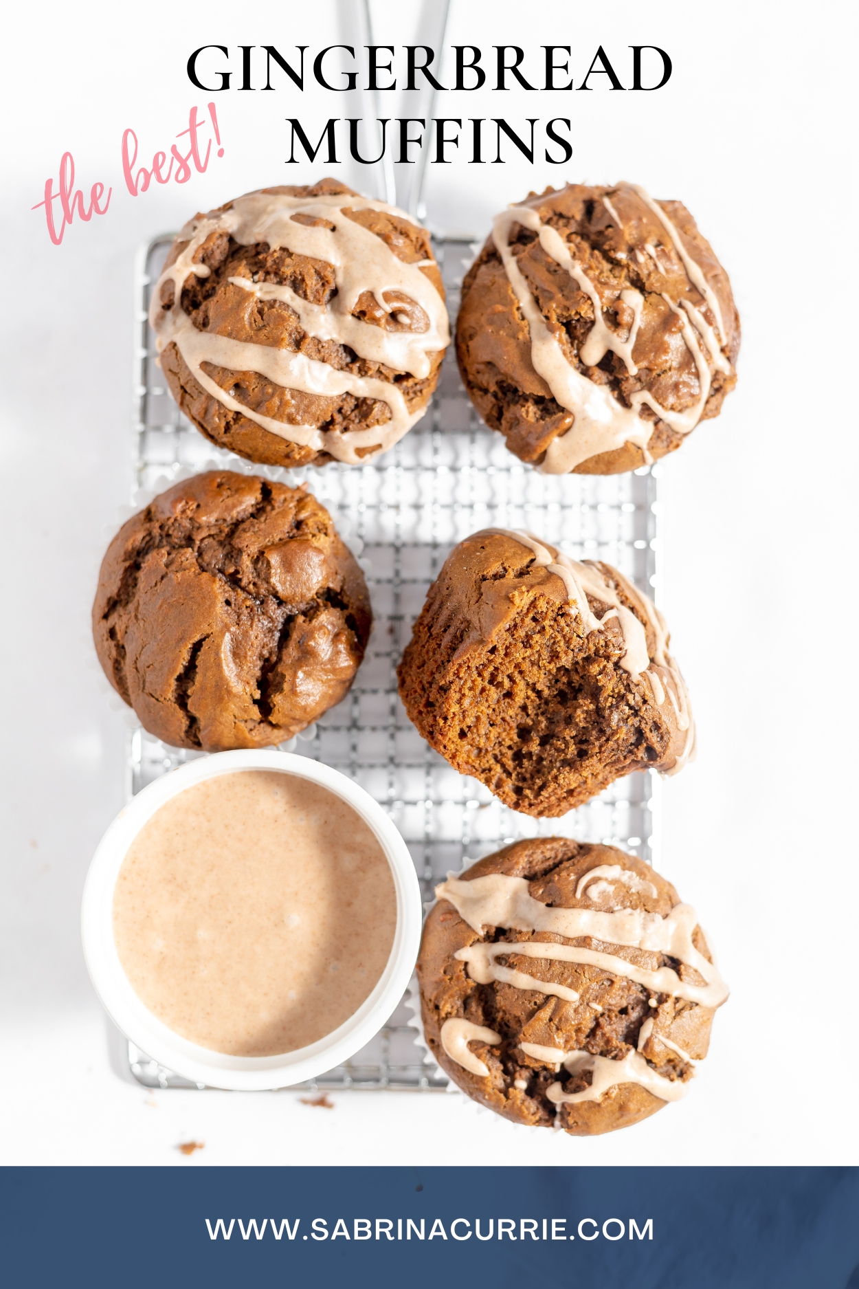 Easy Gingerbread Muffins With Cinnamon Sugar Glaze - West Coast Kitchen ...