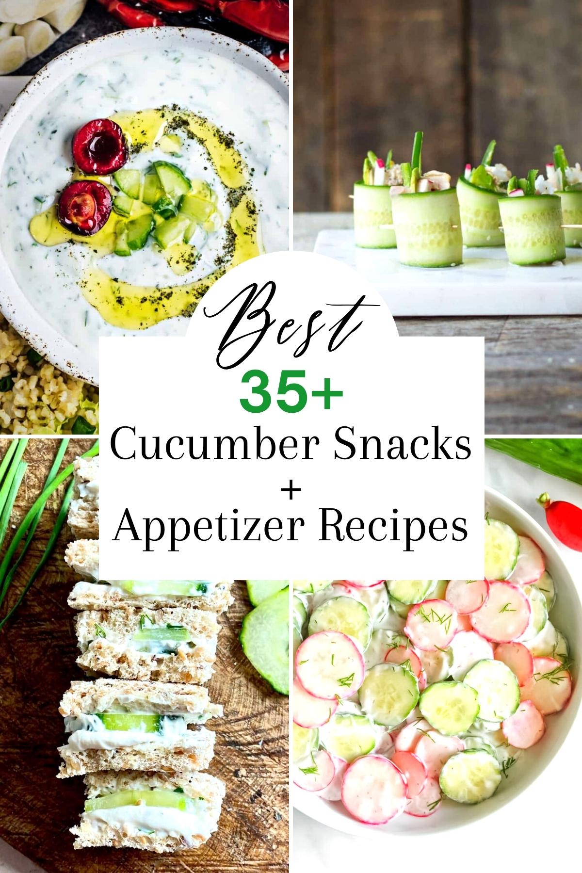 35+ Easy Cucumber Snack Ideas And Appetizer Recipes - West Coast ...