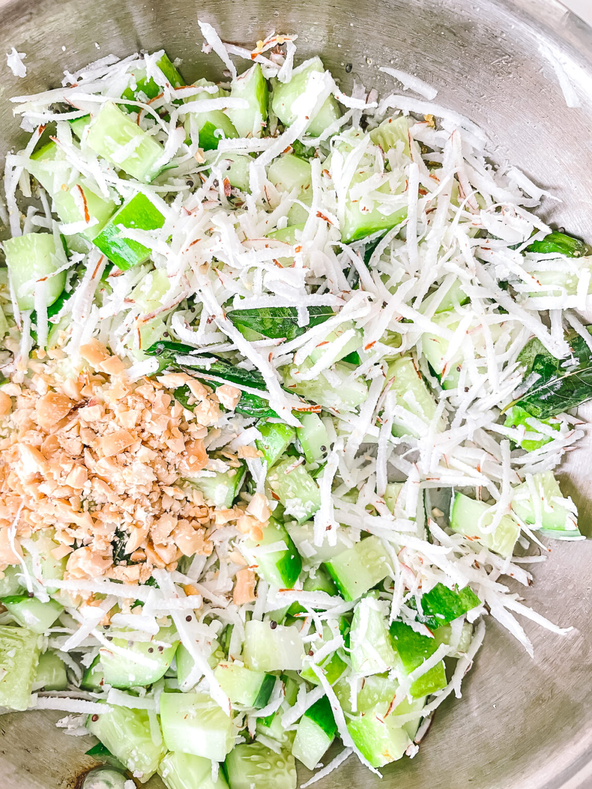 Easy Kakdi Koshimbir, A Refreshing Indian Cucumber Salad - West Coast ...