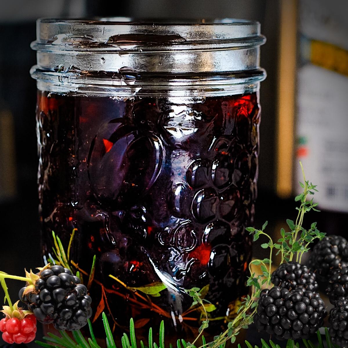 Easy Traditional Pickled Blackberries - West Coast Kitchen Garden