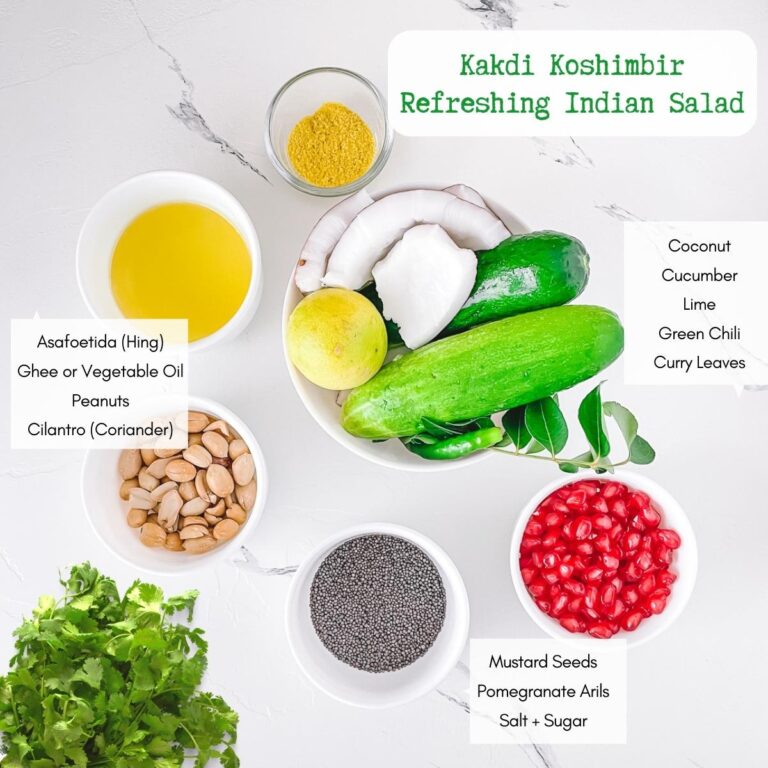 Easy Kakdi Koshimbir, A Refreshing Indian Cucumber Salad - West Coast ...