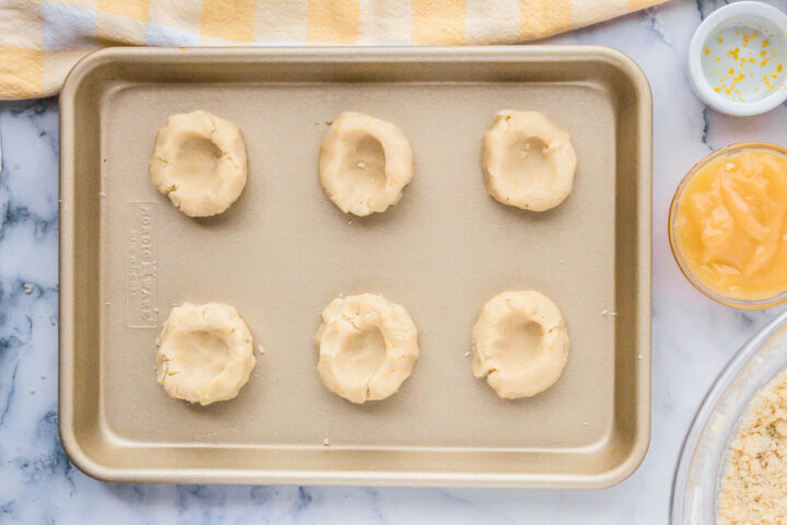 Best Lemon Curd Thumbprint Cookies (30 minute recipe) - West Coast ...