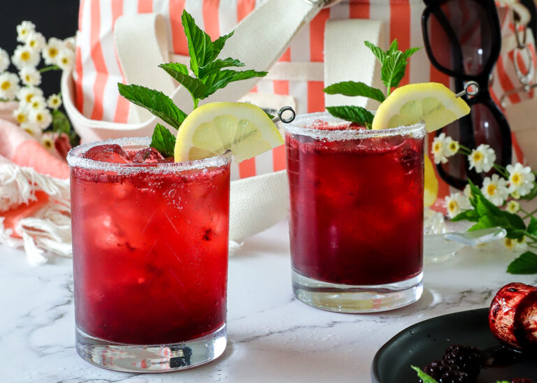 Summer Blackberry Smash - An Easy Gin Cocktail Recipe - West Coast ...