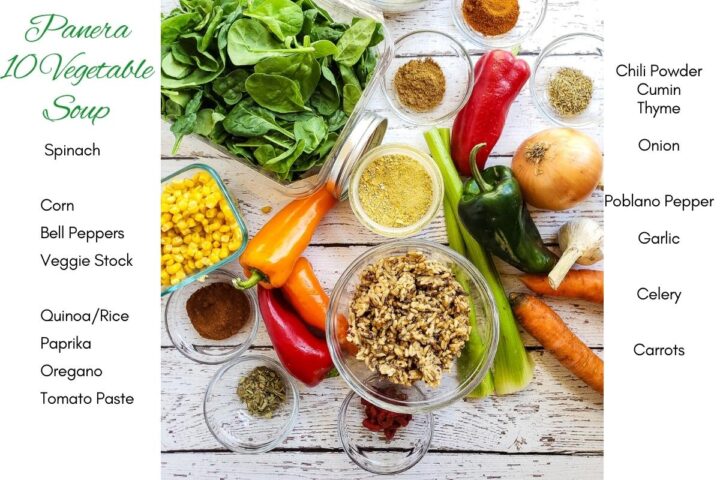 The Best Panera Bread 10 Vegetable Soup Recipe (Copycat) - West Coast ...