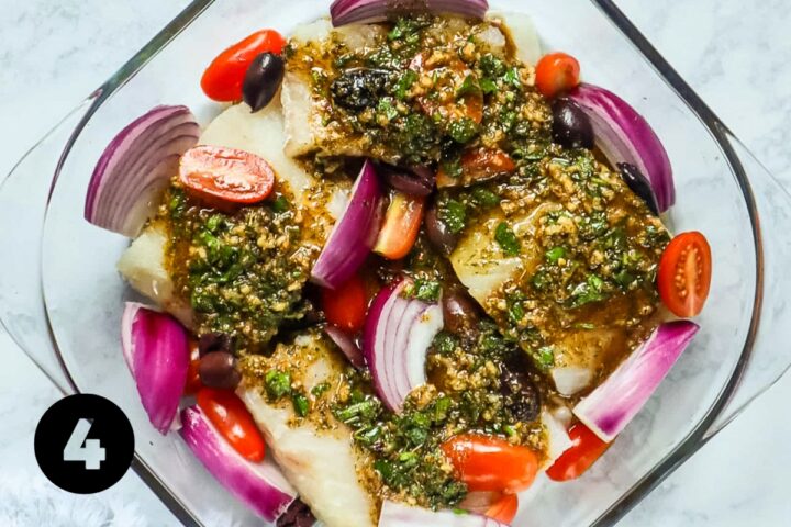 Easy Baked Greek Cod Recipe with Lemon and Garlic - West Coast Kitchen ...
