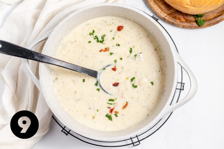 Creamy Clam Chowder In A Bread Bowl - Easy Recipe (GF option) - West ...