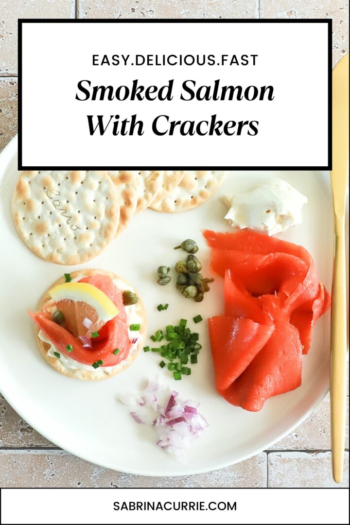 Smoked Salmon, Crackers And Cream Cheese Platter - West Coast Kitchen ...
