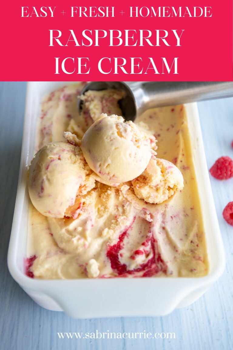 Easy Homemade Raspberry Ice Cream With Fresh Berries - West Coast ...