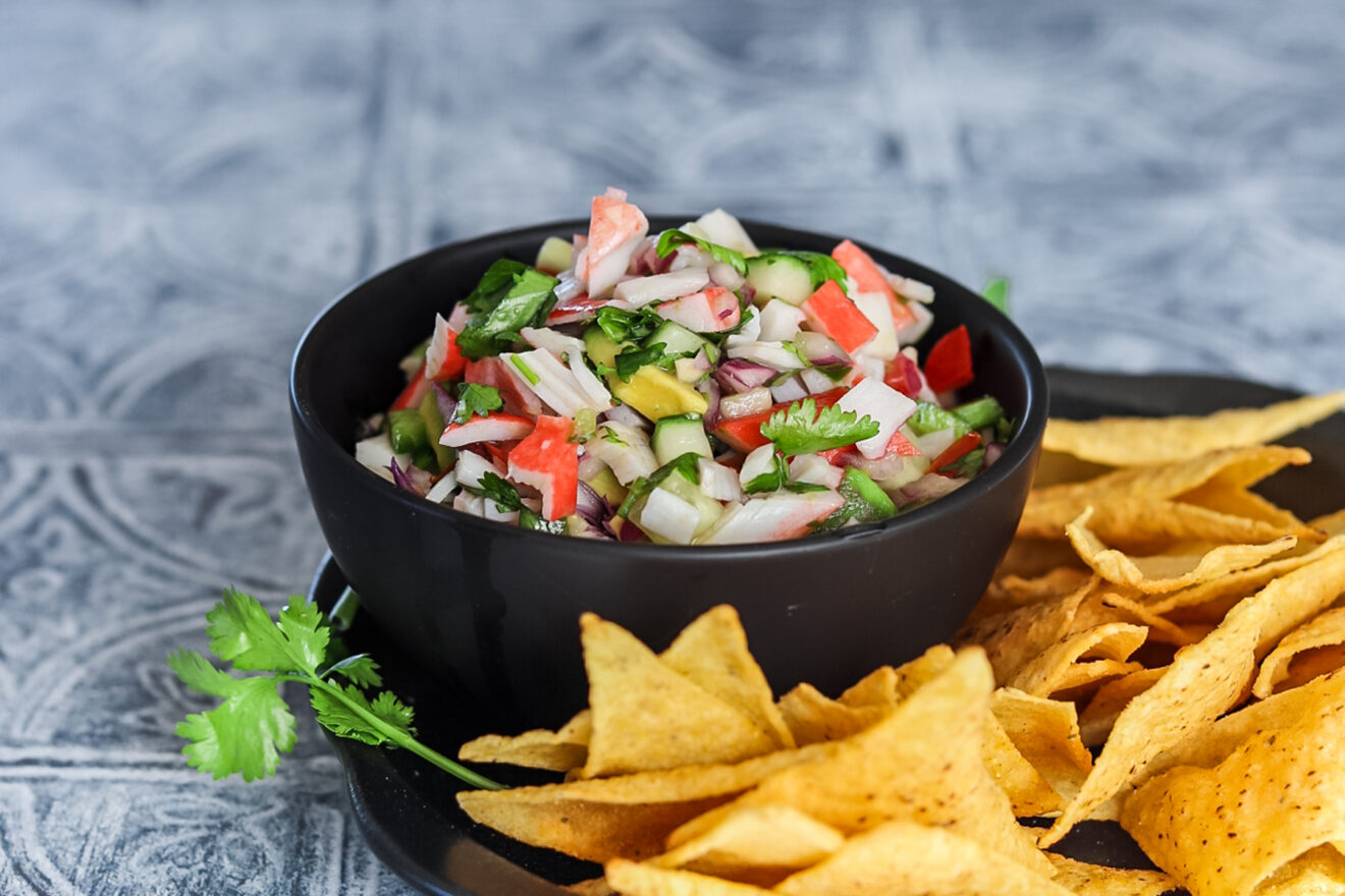 Easy Imitation Crab Ceviche Appetizer (Ceviche de Jaiba) - West Coast ...