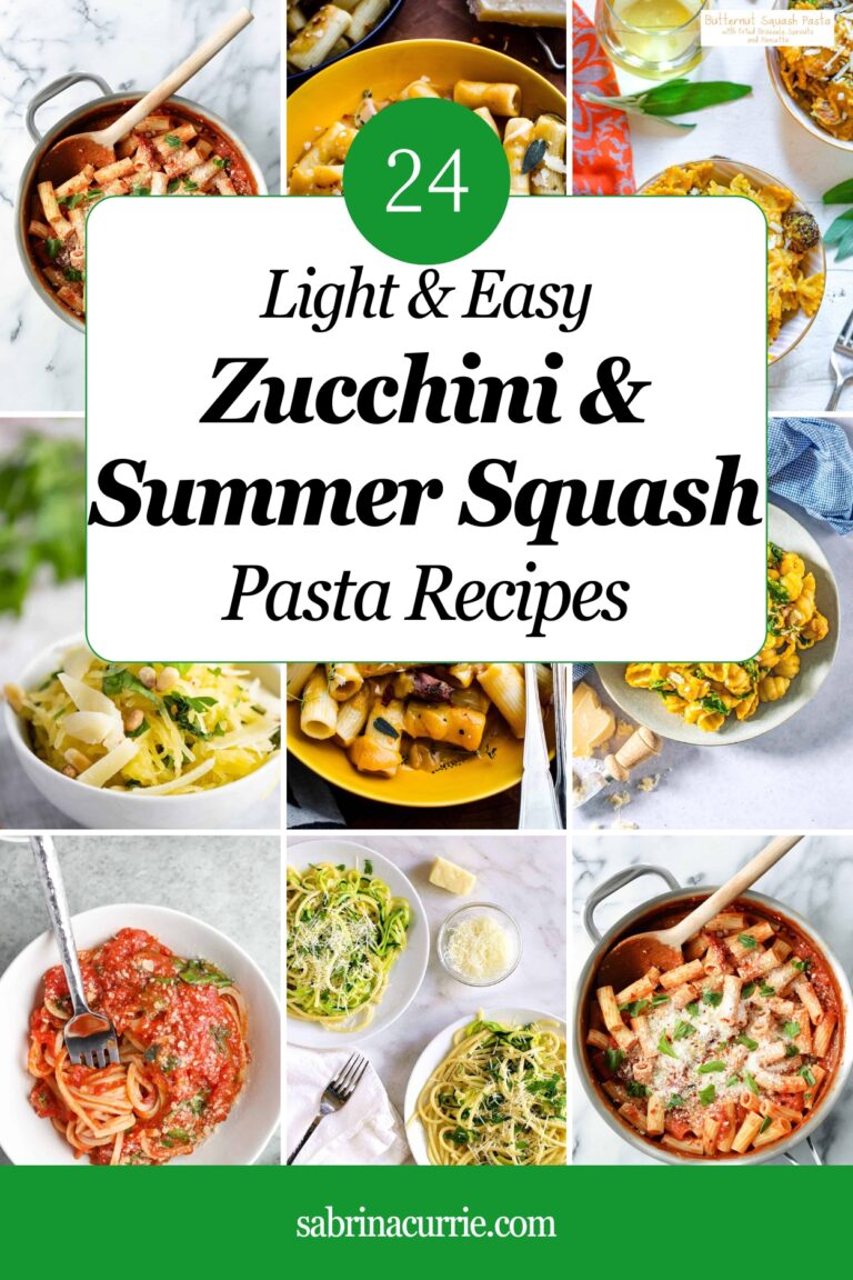 24 Light Pasta Recipes with Zucchini and Summer Squash - West Coast ...