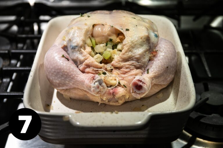 Stuffed Roast Chicken With Christmas Stuffing and Gravy - West Coast ...